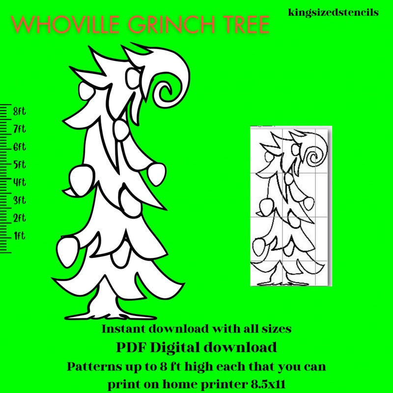 Traceable Grinch - Etsy