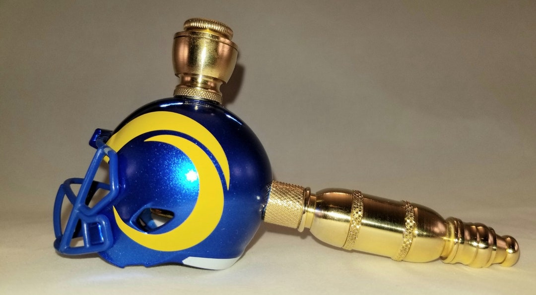 L.A. Football Helmet Smoking Pipe - Etsy