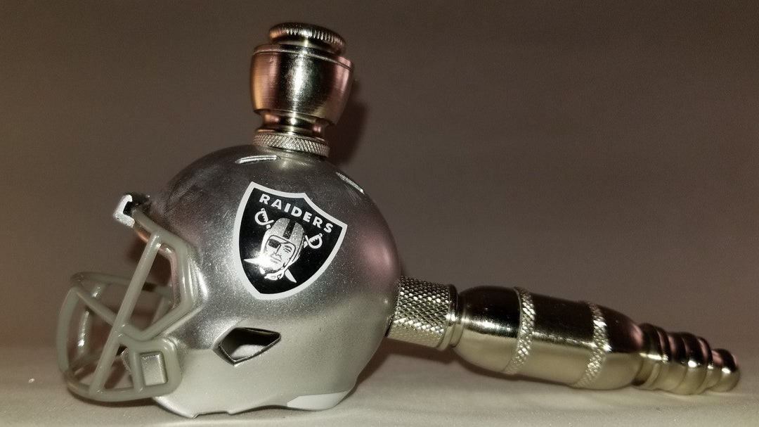 LAS VEGAS RAIDERS Football Helmet Bowl Pipe - Etsy