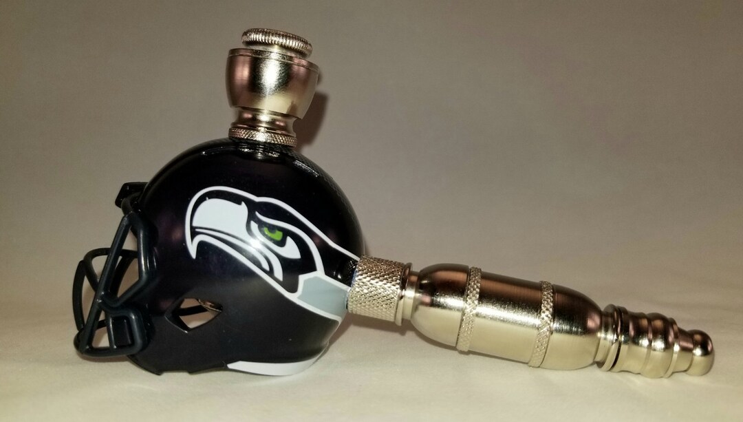 SEATTLE SEAHAWKS Football Helmet Smoking Pipe - Etsy