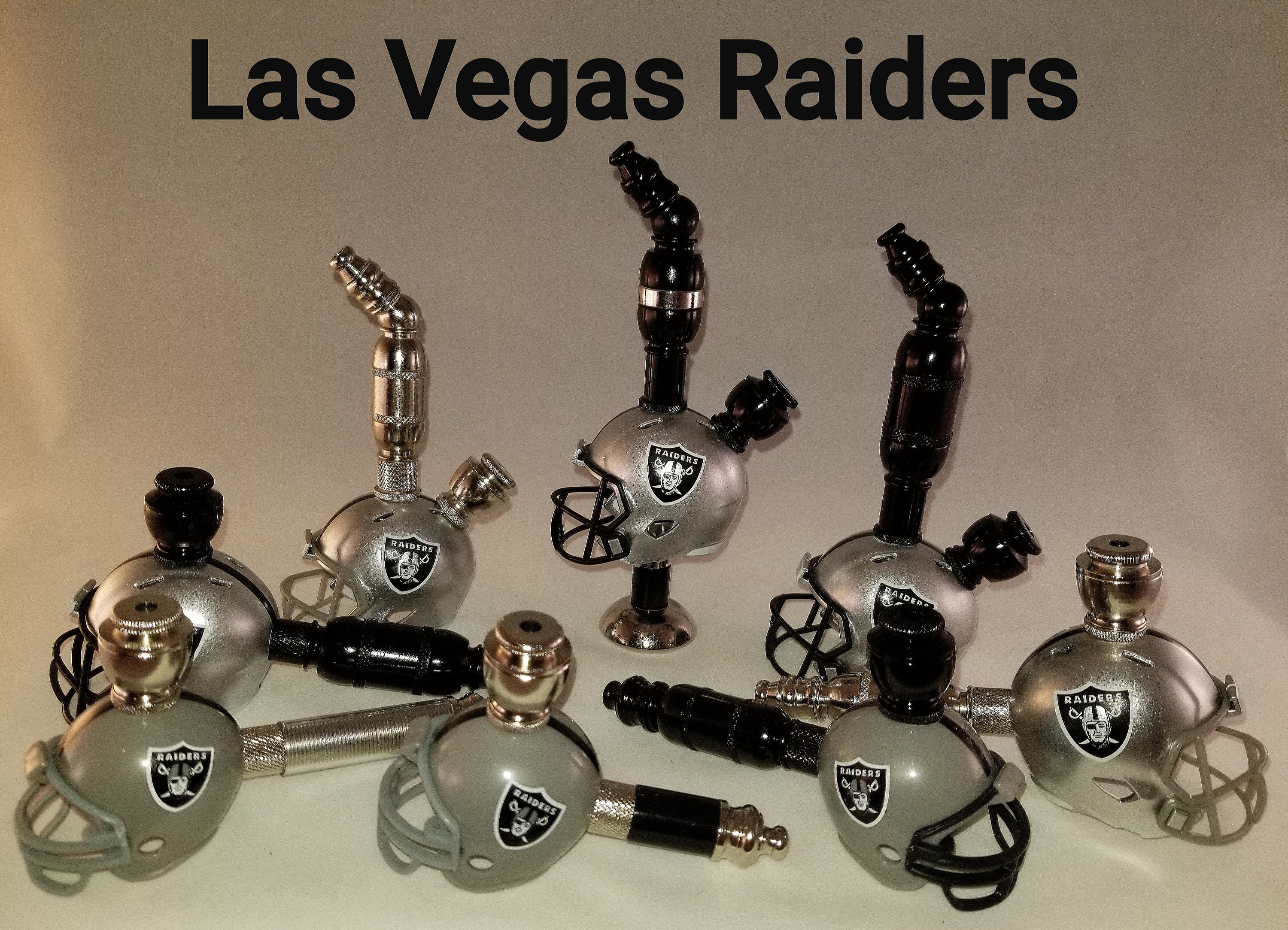 LAS VEGAS RAIDERS Football Helmet Bowl Pipe - Etsy