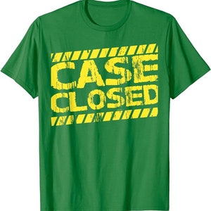 Case Closed T-shirt - Etsy