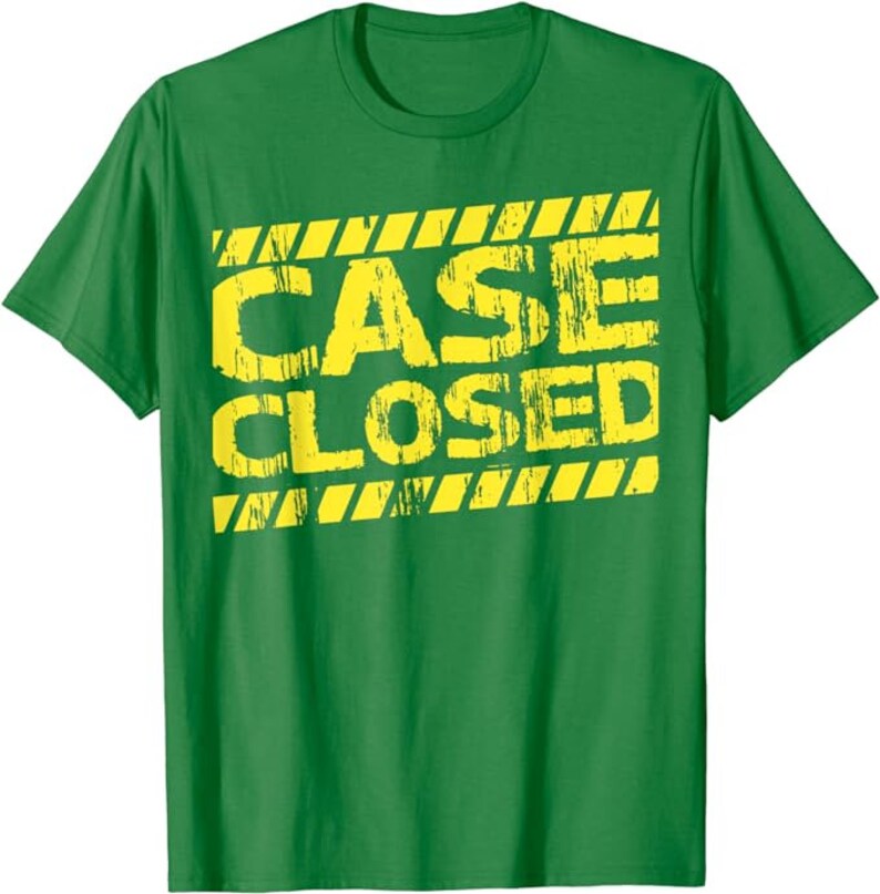 Case Closed T-shirt - Etsy