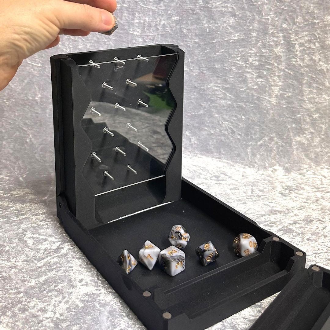 Dnd Plinko Folding Dice Tower With Dice Storage Box - Etsy