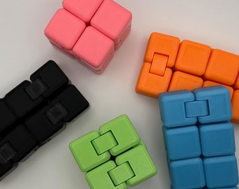Fidget Cube, Infinity Cube, Stress Reliever, Sensory Toy, Fiddle Cube ...