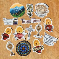 Catholic Sticker Bundle - Etsy