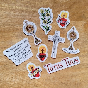 Catholic Stickers (Just for you!) - Etsy