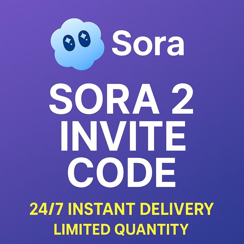Sora 2 Invite Code – Early Access to AI Video Generator (digital ...