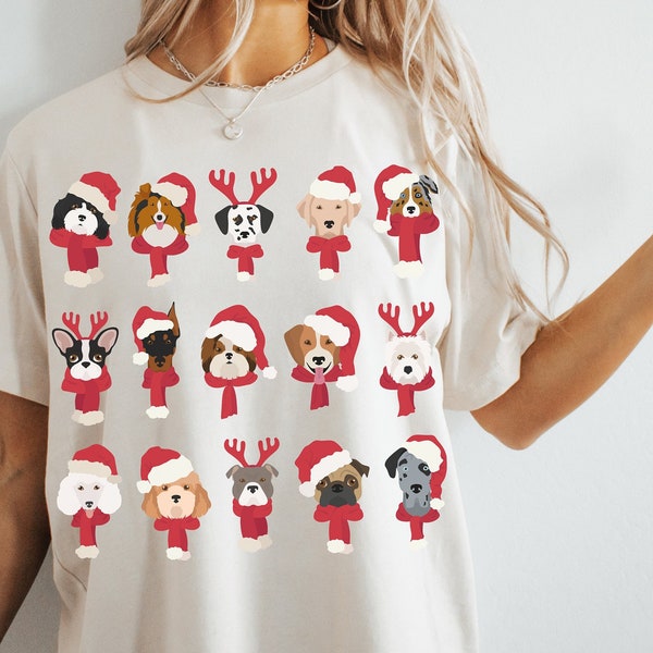Dogs With Santa Hats - Etsy