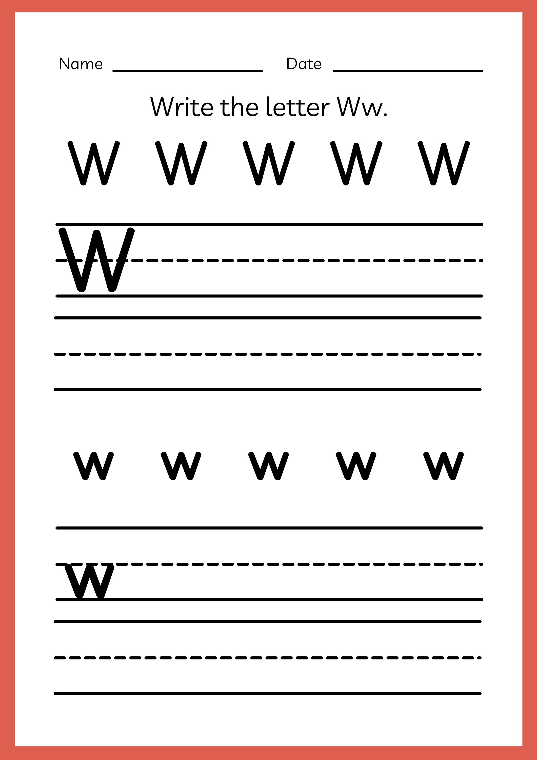 Preschool Alphabet Worksheet 110 Worksheets - Etsy
