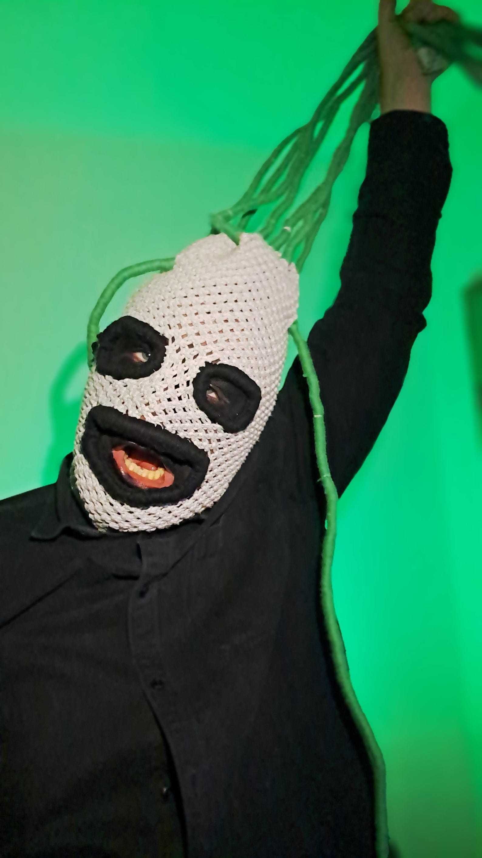 Corey Taylor Mask From Slipknot. Mask Slipknot Singer. Gray Knitted ...