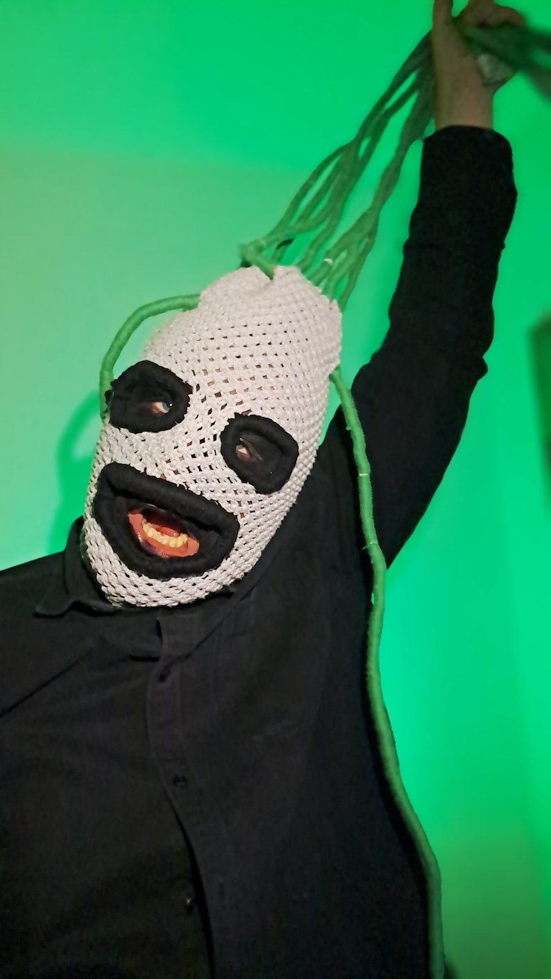 Corey Taylor Mask From Slipknot. Mask Slipknot Singer. Gray Knitted ...