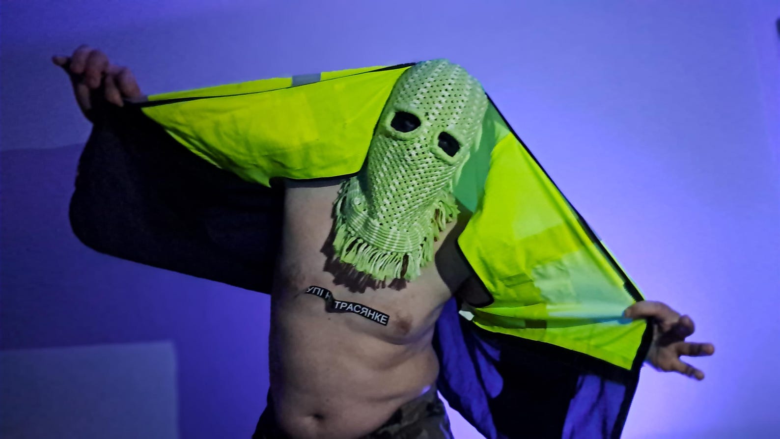 Green Balaclava With Two Eye Holes. This Green Balaclava Ski Mask is ...