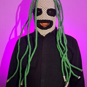 Corey Taylor Mask From Slipknot. Mask Slipknot Singer. Gray Knitted ...