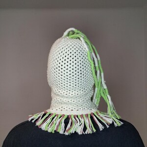 Knitted Corey Taylor Mask From Slipknot. Balaclava With Dreadlocks of ...