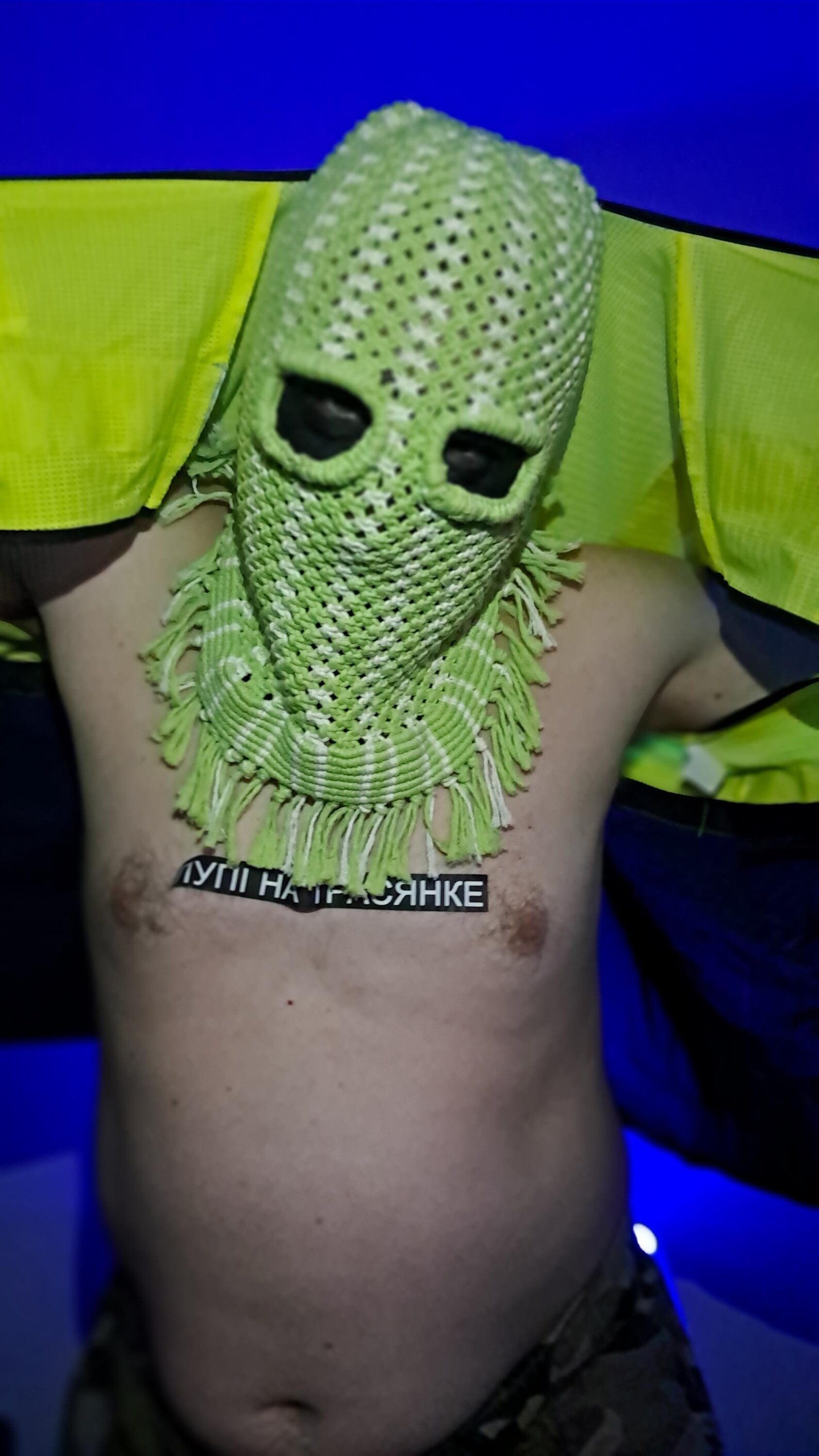 Green Balaclava With Two Eye Holes. This Green Balaclava Ski Mask is ...