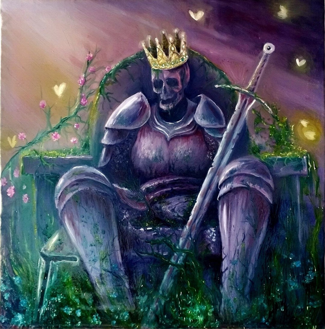 Original Oil Painting About Apocalypse. the End of the World Series of ...