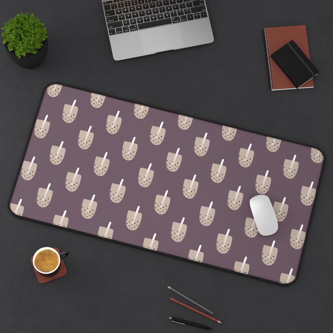 Milk Tea Bubble Tea Desk Mat | Boba Decor | Bubble Tea Decor | Boba ...