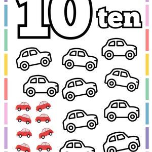 Printable Numbers 1-10 Colouring Pages Sheets for the Little Ones and ...