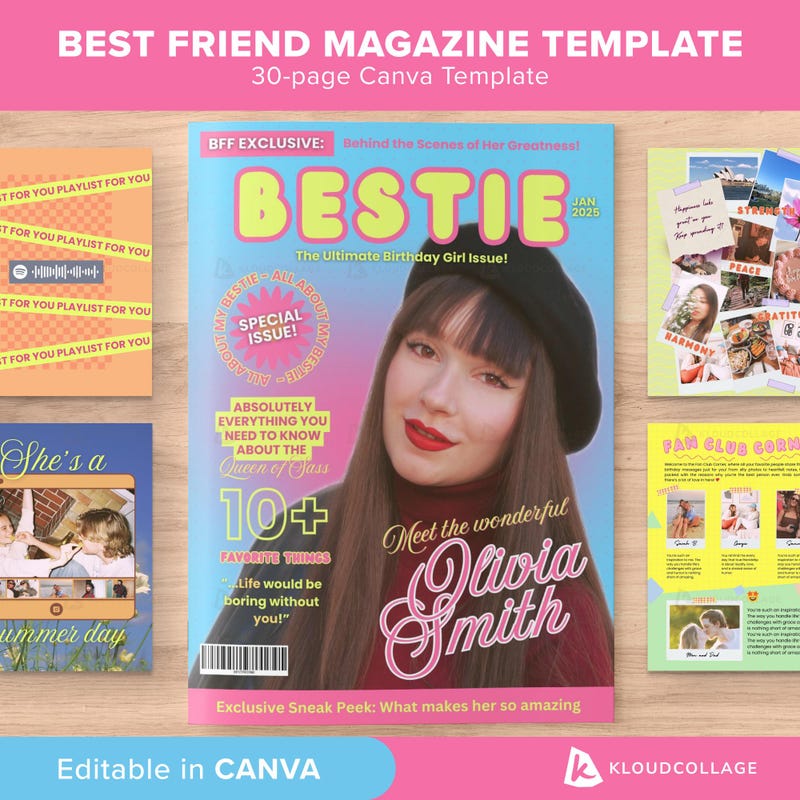 Magazine Layout - Etsy