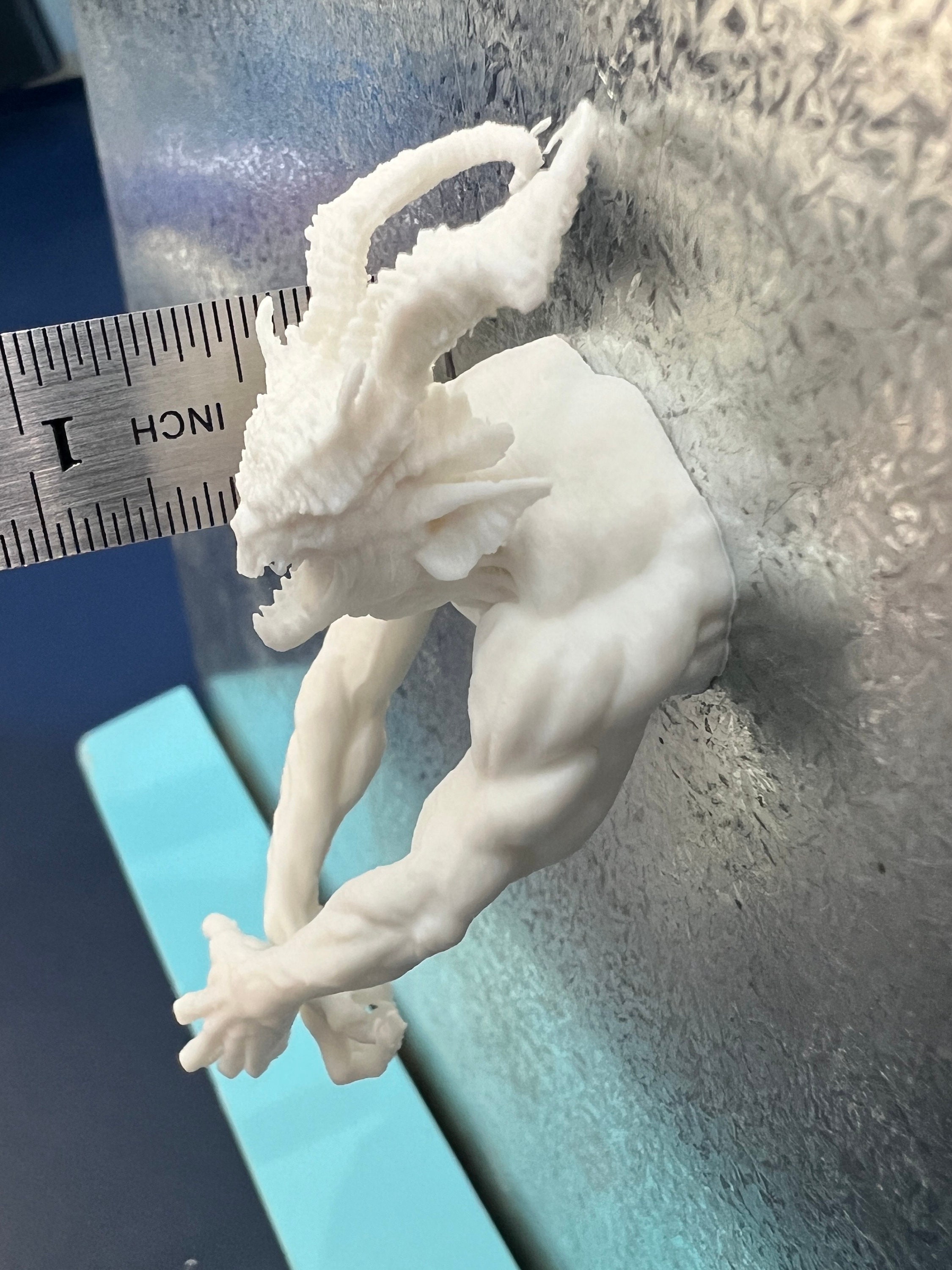Winged Demon, Gargoyle, Dungeons & Dragons, Miniature Creature Tabletop ...
