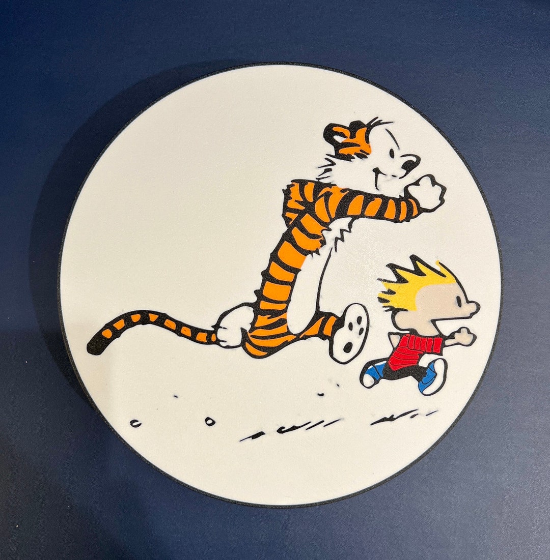 Calvin & Hobbes, Running - Light Box - Etsy
