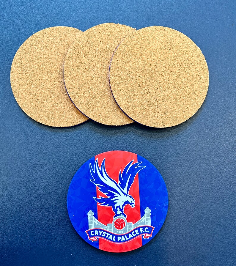 Premier League Soccer Team Drink Coasters Anti-slip - Etsy