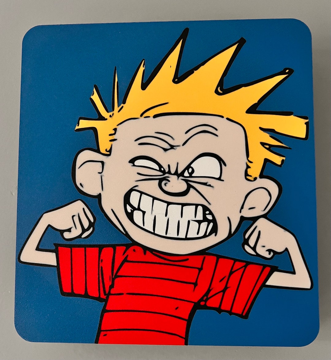 Calvin & Hobbes, Muscles - Light Box - Etsy