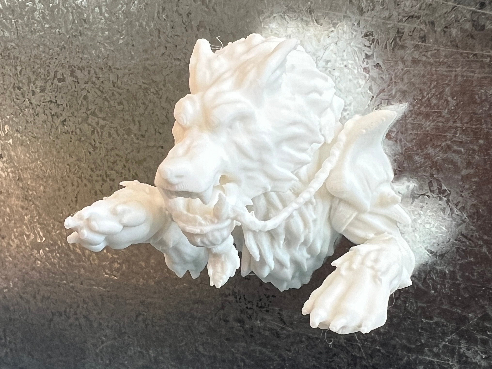 Orc Wolf Mount, Dungeons & Dragons, Miniature Creature Tabletop Wargame ...