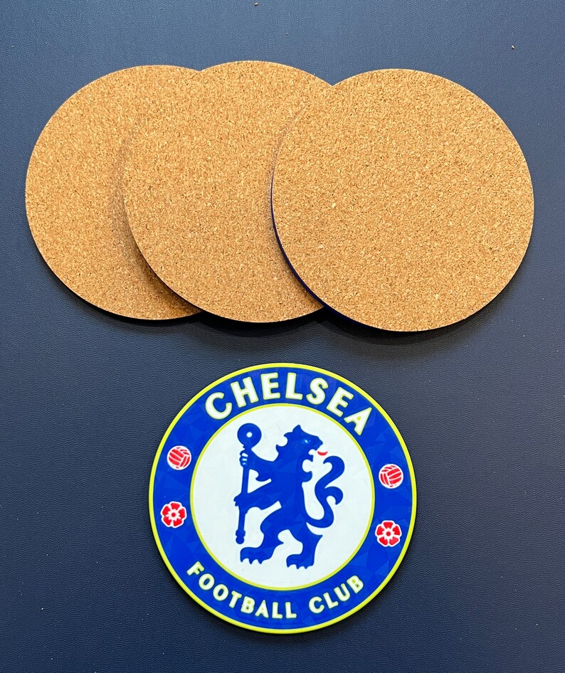 Premier League Soccer Team Drink Coasters Anti-slip - Etsy