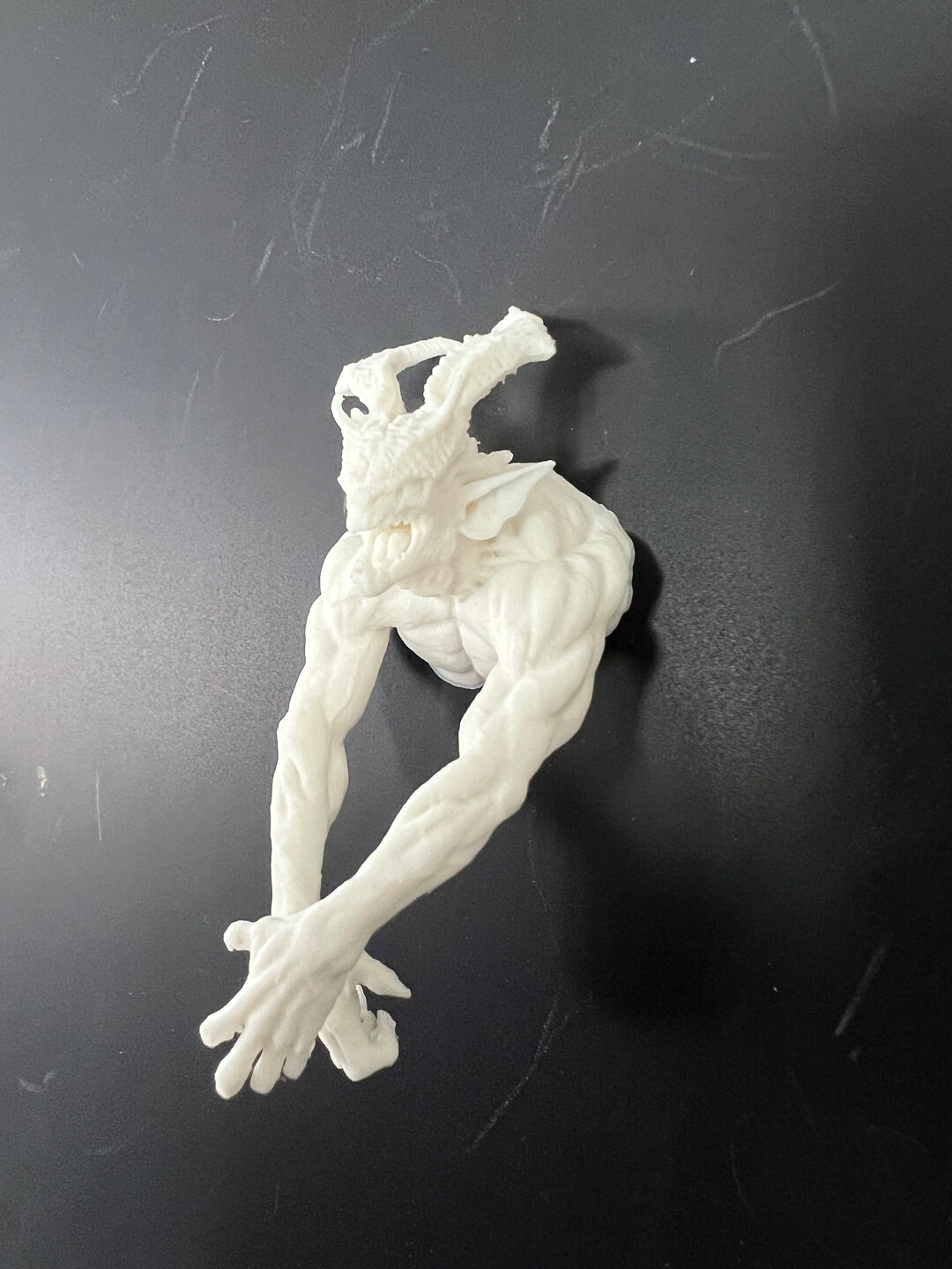 Winged Demon, Gargoyle, Dungeons & Dragons, Miniature Creature Tabletop ...