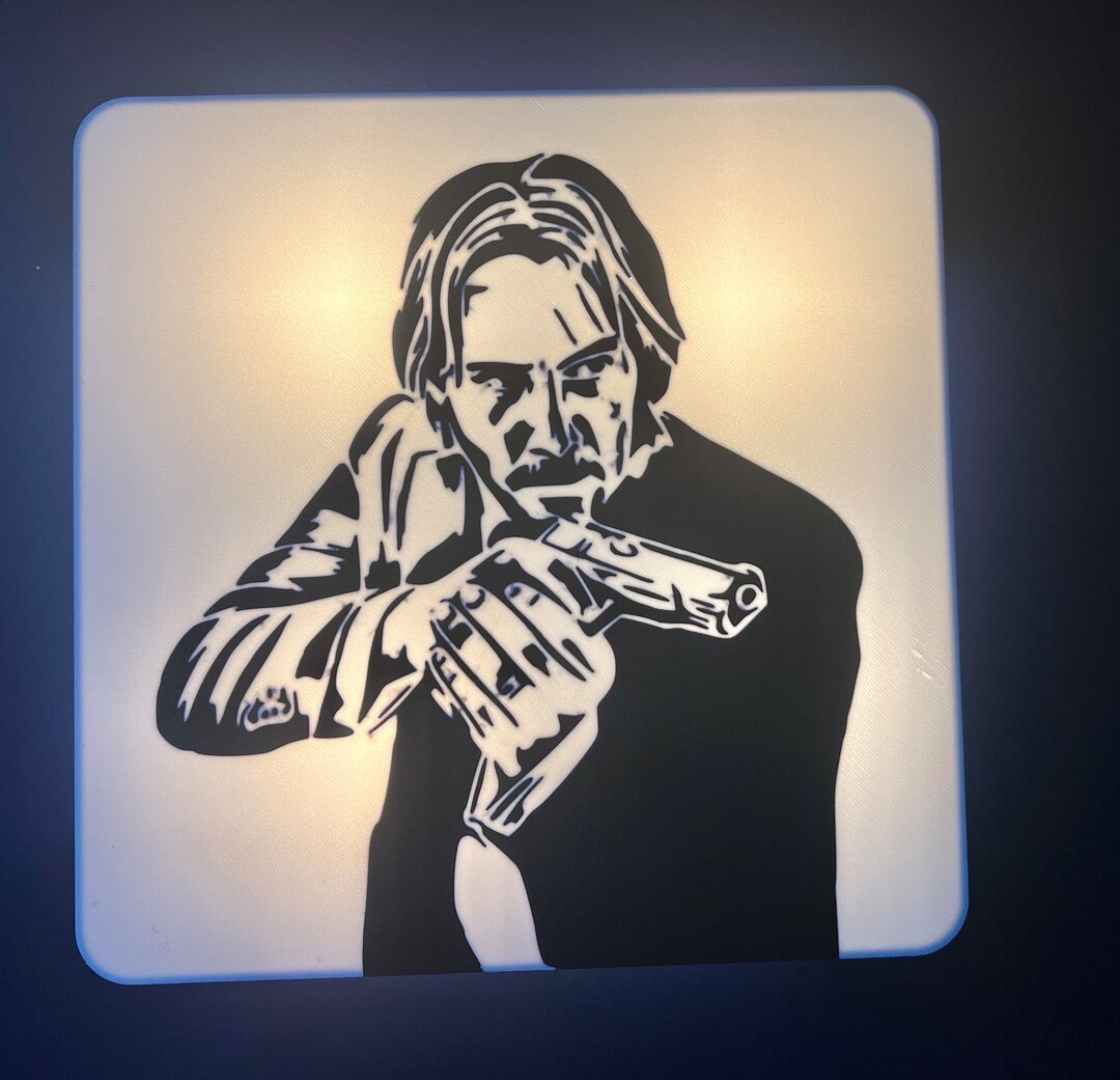 John Wick - Light Box - Etsy