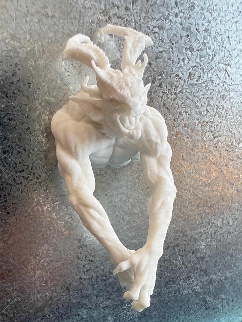 Winged Demon, Gargoyle, Dungeons & Dragons, Miniature Creature Tabletop ...