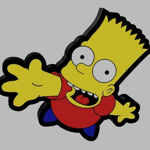 Bart Simpson Extending Light Box - Etsy