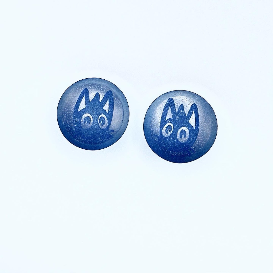 9/16 1 petey the Cat Custom Natural Areng Wood Saddle Plugs, Punk ...