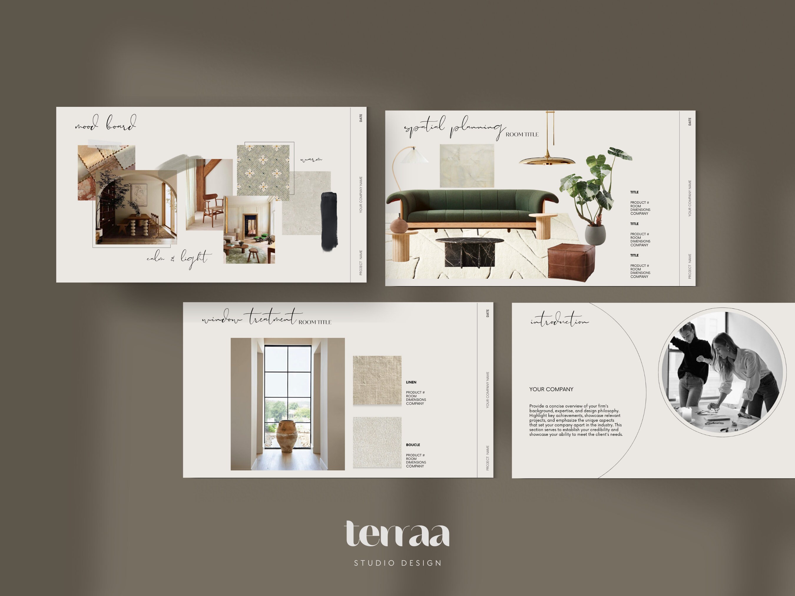 Interior Design Proposal, Interior Design Template for Designer ...