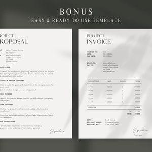 Interior Design Proposal, Interior Design Template for Designer ...