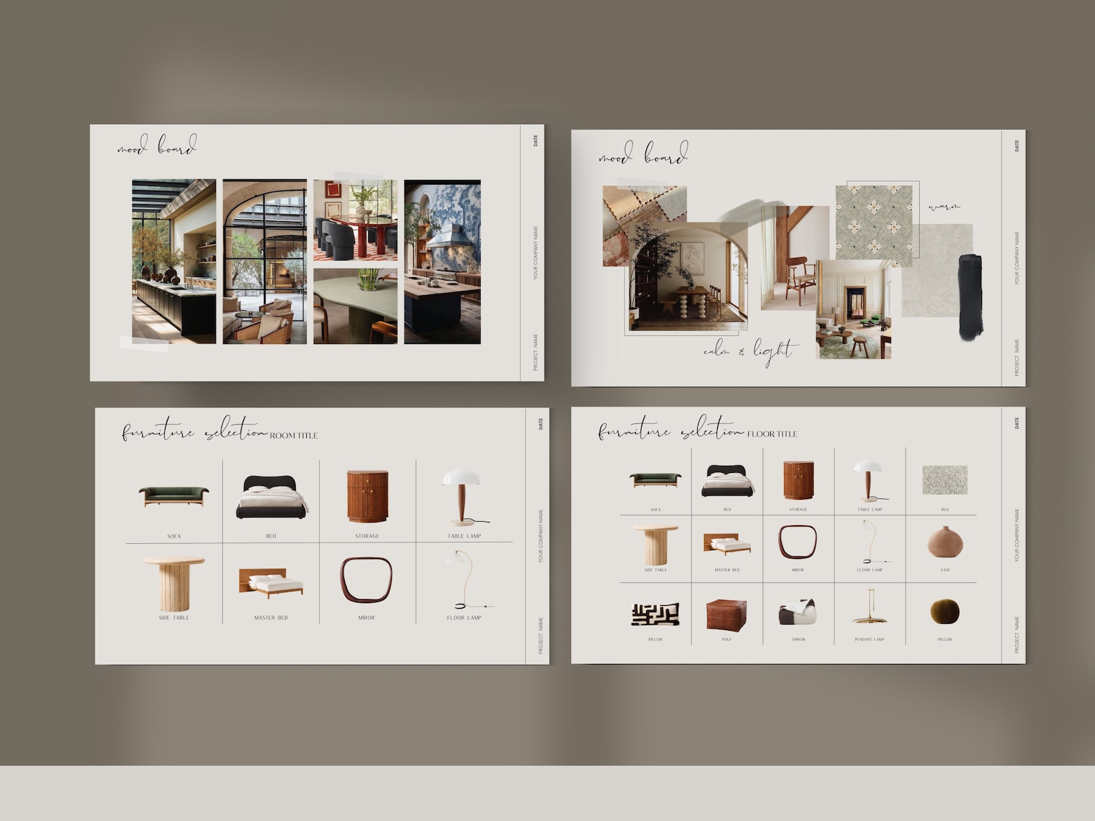 Interior Design Proposal, Interior Design Template for Designer ...