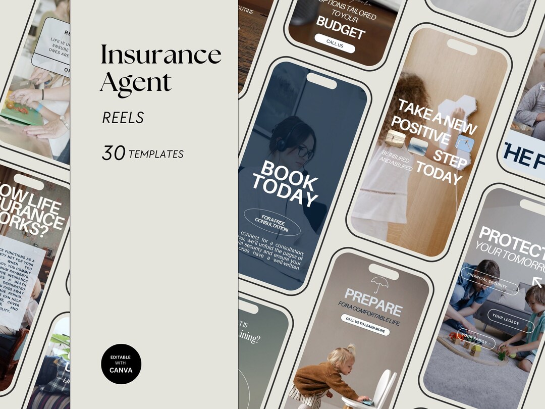 Life Insurance Reels, Insurance Instagram Video, Instagram Template ...