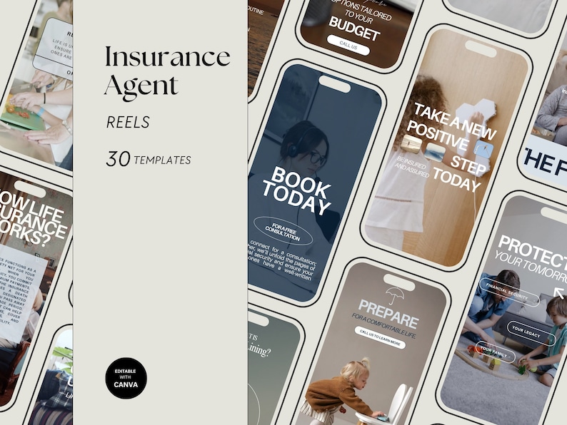 Life Insurance Reels, Insurance Instagram Video, Instagram Template ...