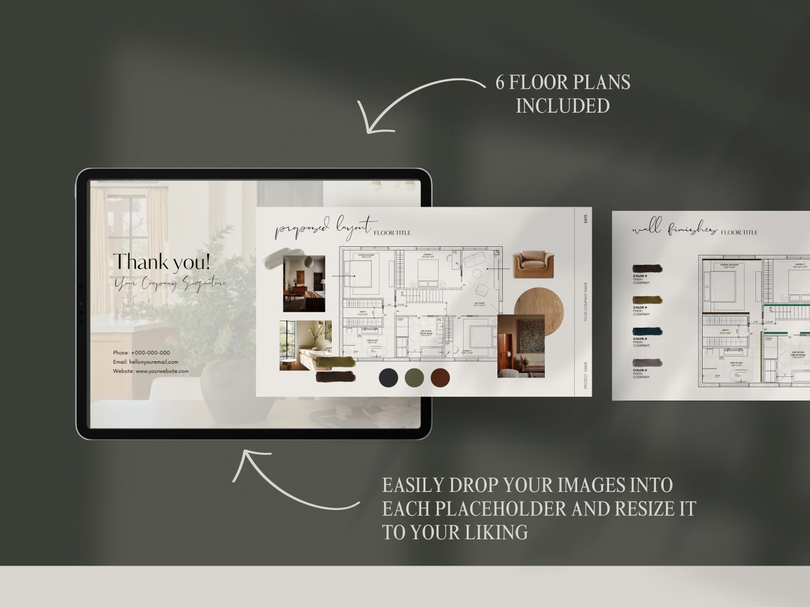Interior Design Proposal, Interior Design Template for Designer ...