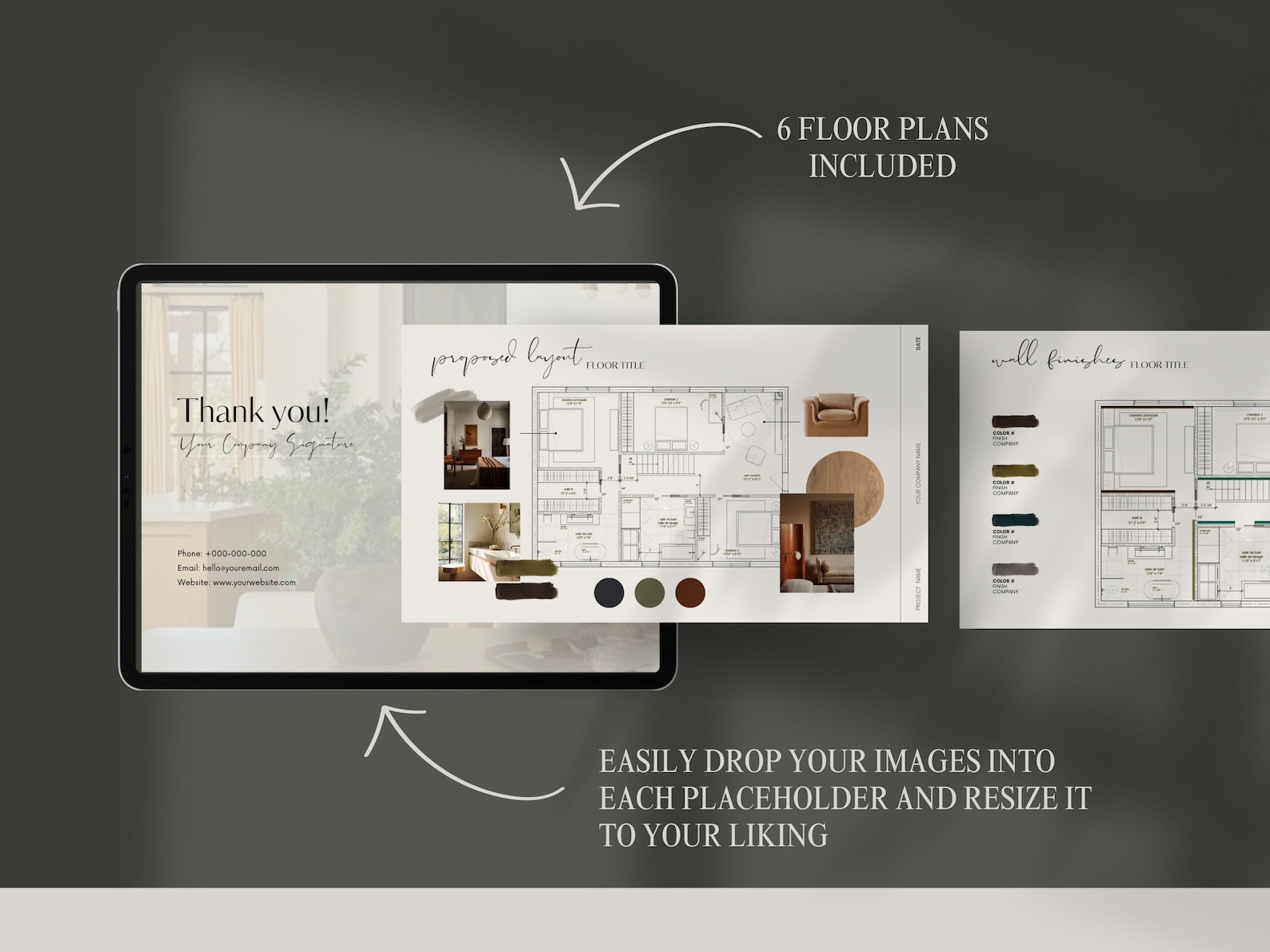 Interior Design Proposal, Interior Design Template for Designer ...