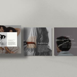 Trichology Instagram Templates: Hair Care Posts, Salon Stories (canva ...