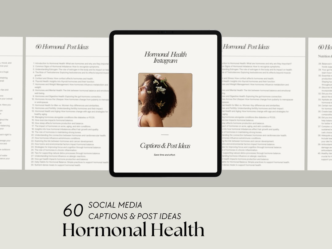 60 Hormonal Health Instagram Captions, Health Coach Post Ideas, Women ...