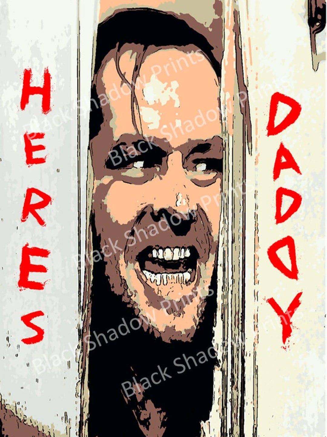 Father's Day Horror Greeting Card -the Shining Here's Daddy - Etsy