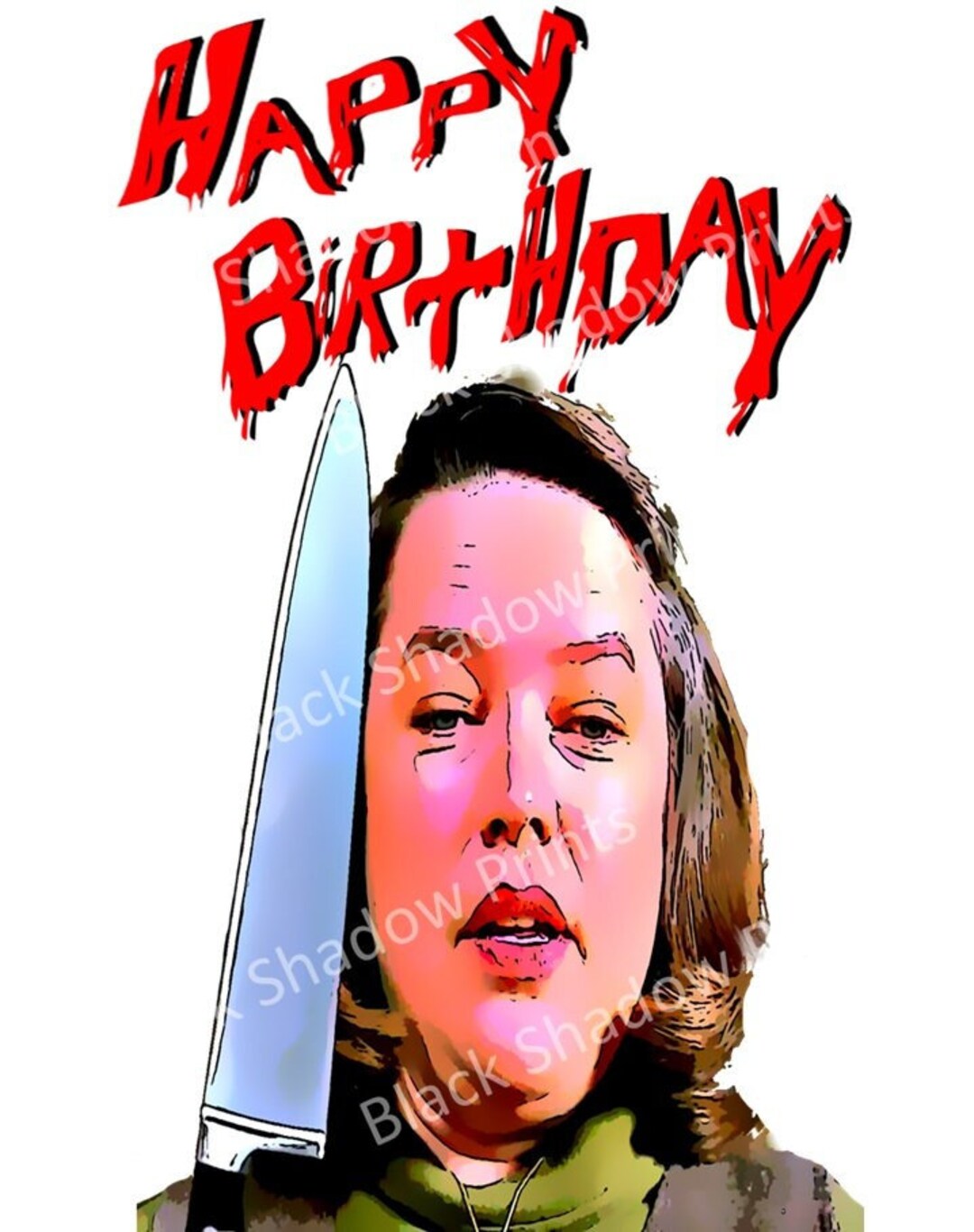 Horror Birthday Card - Misery Annie Number One Fan - Etsy