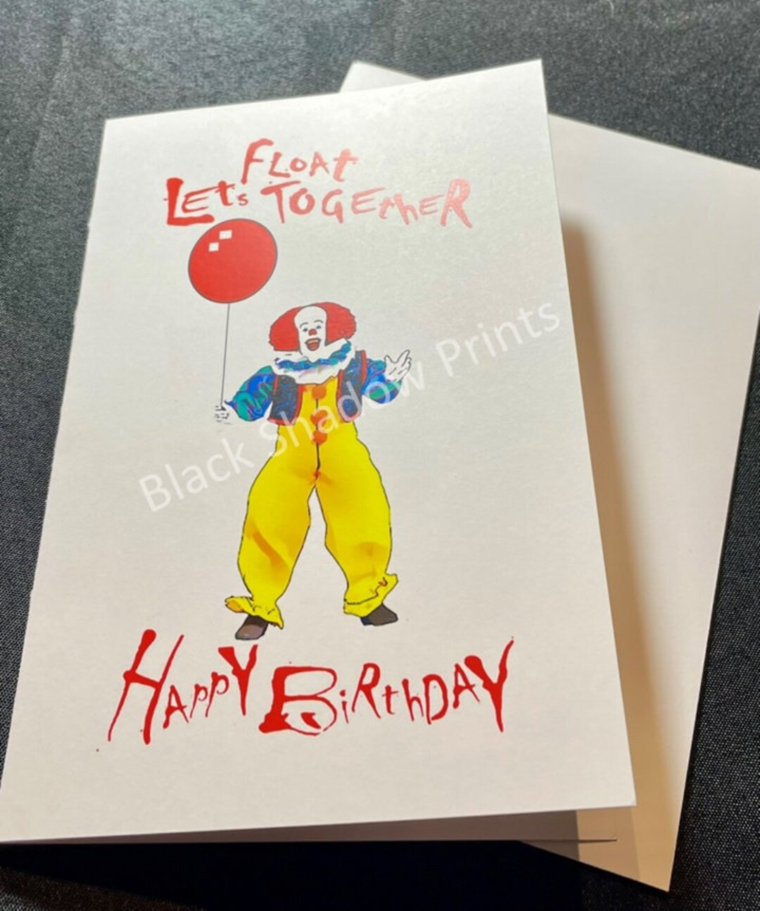Horror Birthday Card - Pennywise Let's Float Together - Etsy