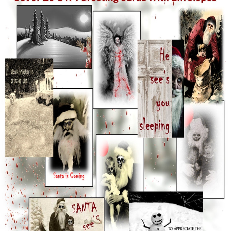 Creepy Christmas - Etsy