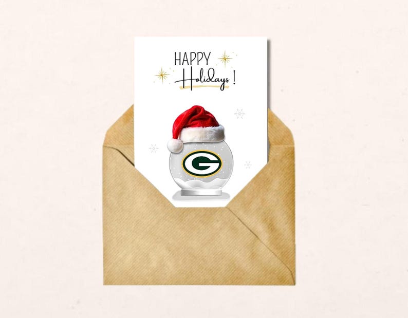 Holiday Card: NFL, NBA, or Collegiate - Pick Your Team! - Etsy