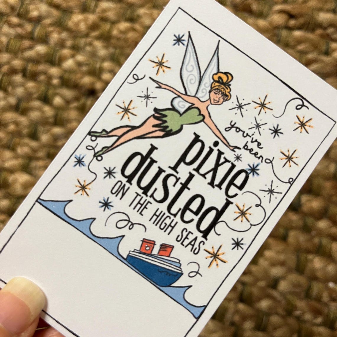 Pixie Dust Gift Tags - Disney Cruise Gift You've Been Pixie Dusted on ...